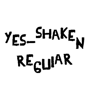 YES_outlineshaken Regular font - Free fonts on Creazilla | Creazilla
