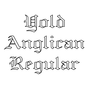 Yold Anglican Regular - Free fonts on creazilla.com