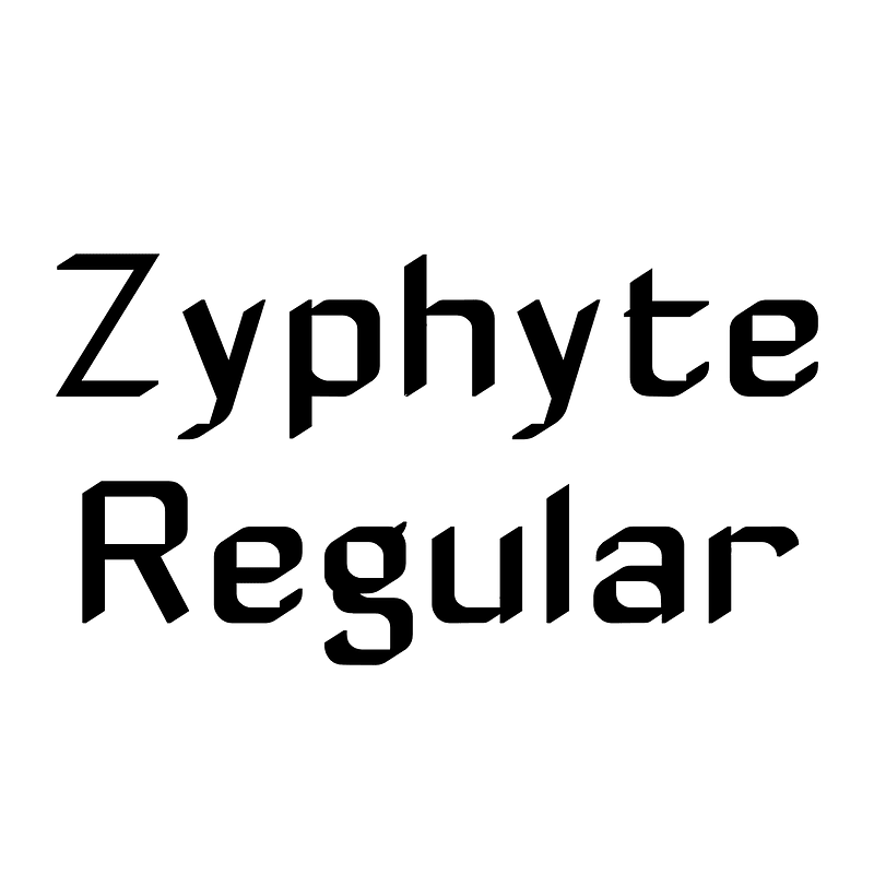 Zyphyte Regular font - Free fonts on Creazilla | Creazilla