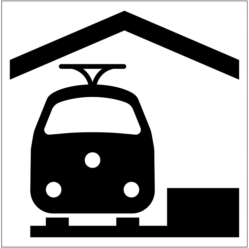 RWB Bahnhof icon. Free download transparent .PNG | Creazilla