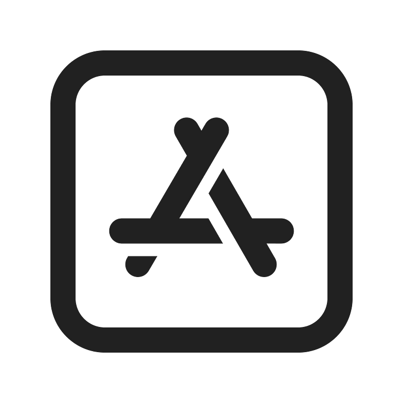 Ic fluent app store 24 regular - Free vector icons on creazilla.com