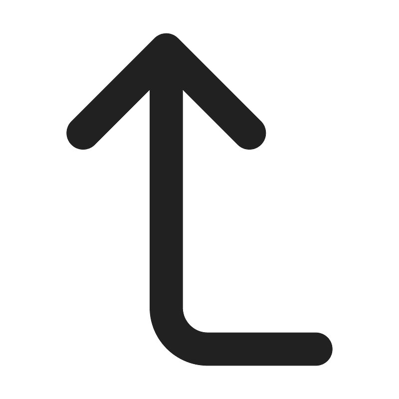 Ic fluent arrow enter up 24 filled icon. Free download transparent .PNG ...