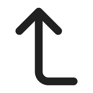 Ic fluent arrow enter up 24 filled icon. Free download transparent .PNG ...