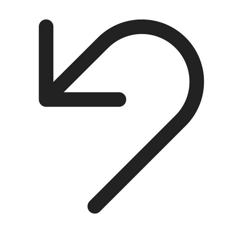 Ic fluent arrow undo 24 regular - Free vector icons on creazilla.com