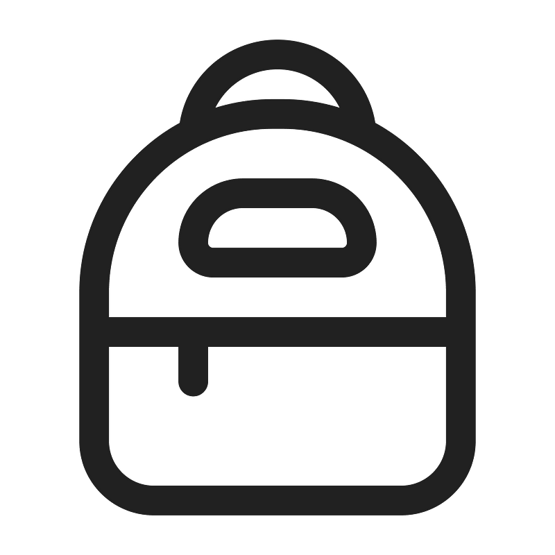Ic fluent backpack 28 regular icon. Free download transparent .PNG ...