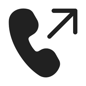 Ic fluent call outbound 48 filled icon. Free download transparent .PNG ...