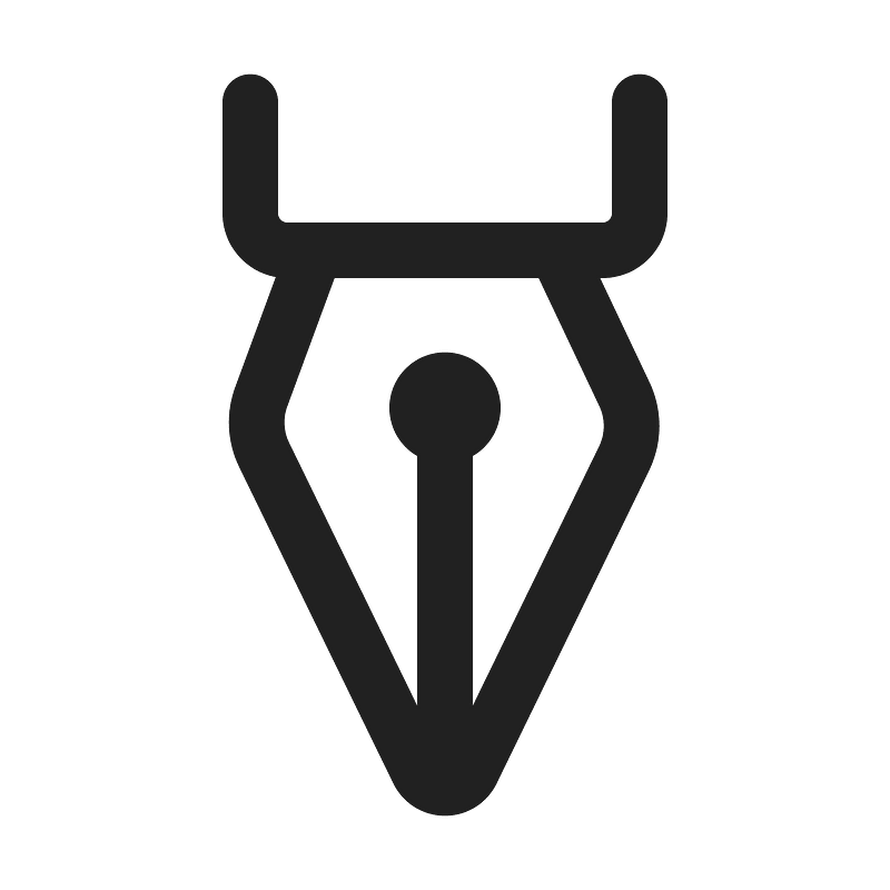 Ic fluent calligraphy pen 24 regular icon. Free download transparent ...