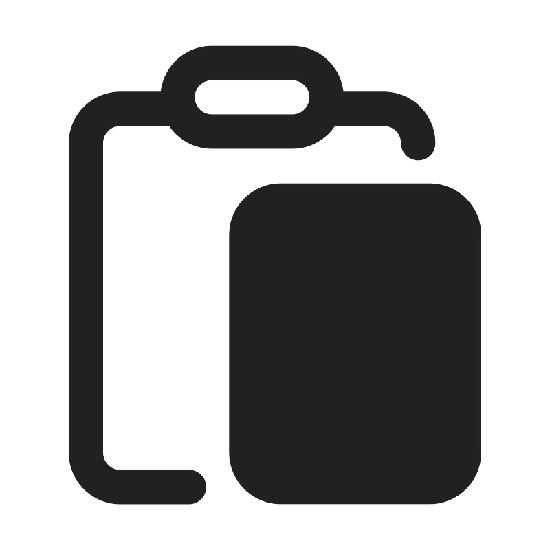 Ic fluent clipboard paste 24 filled - Free vector icons on creazilla.com