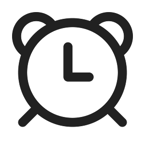 Ic fluent clock alarm 24 regular icon. Free download transparent .PNG ...