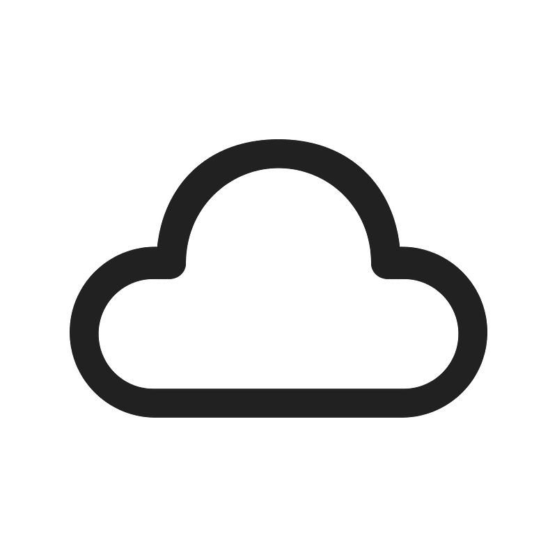 Ic fluent cloud 48 regular icon. Free download transparent .PNG | Creazilla