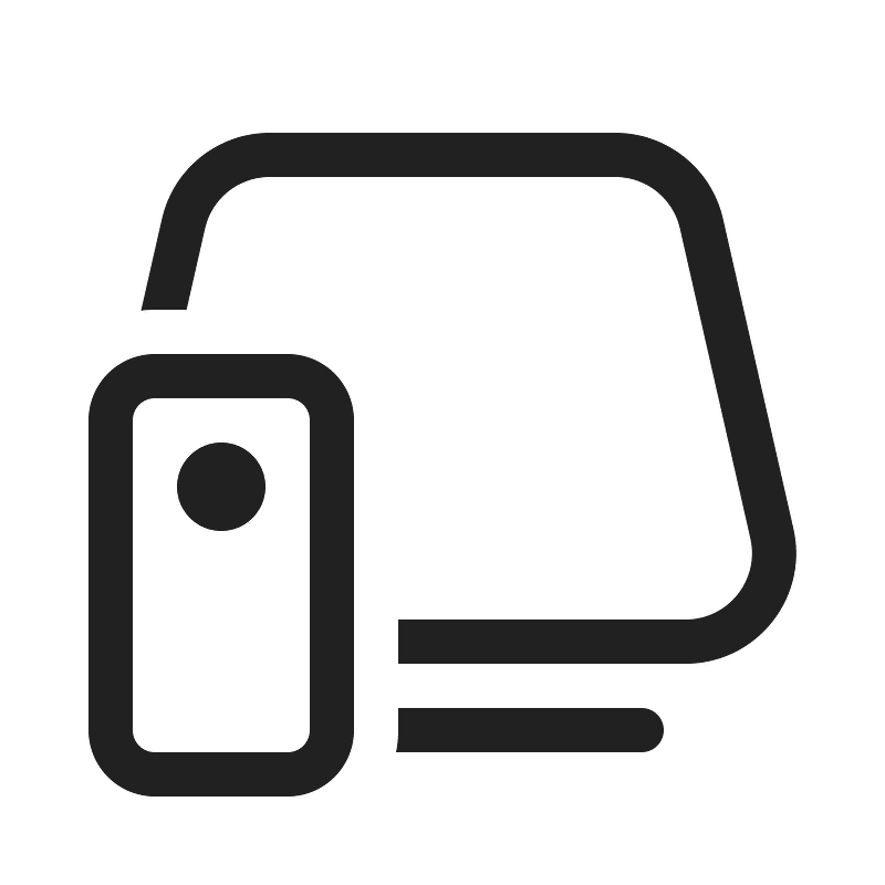 Ic fluent device meeting room remote 20 regular - Free vector icons on ...