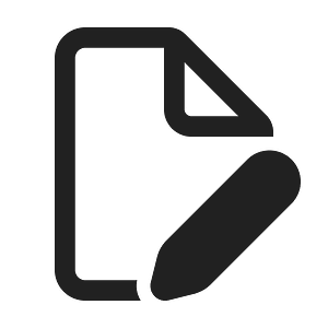 Ic fluent document edit 24 regular icon. Free download transparent .PNG | Creazilla