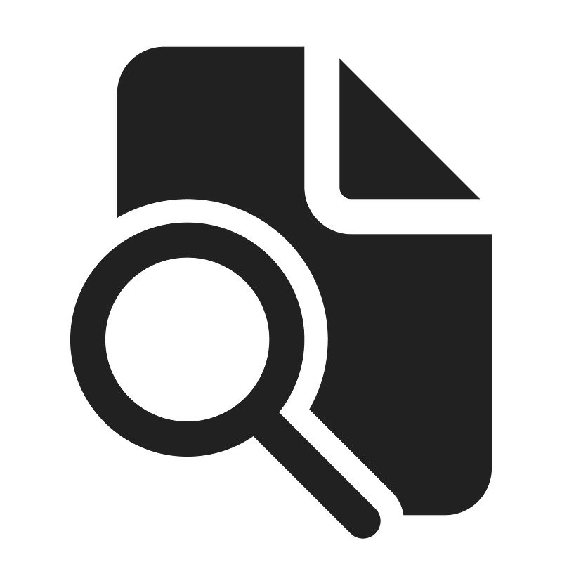 Ic fluent document search 24 filled icon. Free download transparent ...
