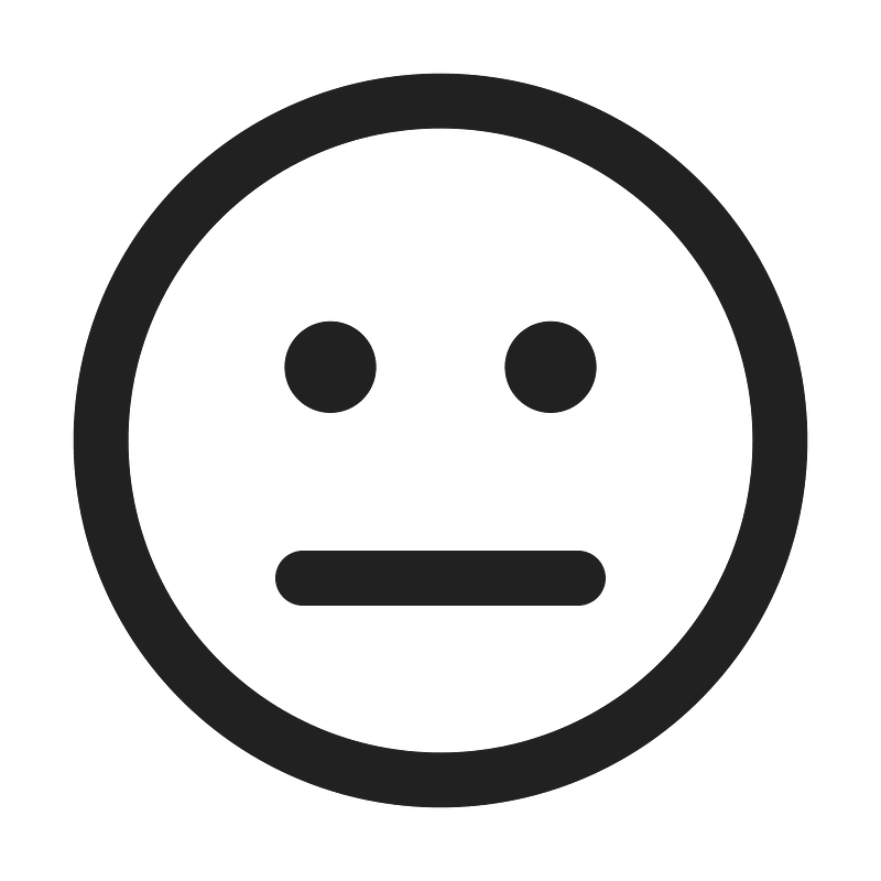 Ic fluent emoji meh 24 regular icon. Free download transparent .PNG ...