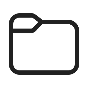 Ic fluent folder 20 regular - Free vector icons on creazilla.com