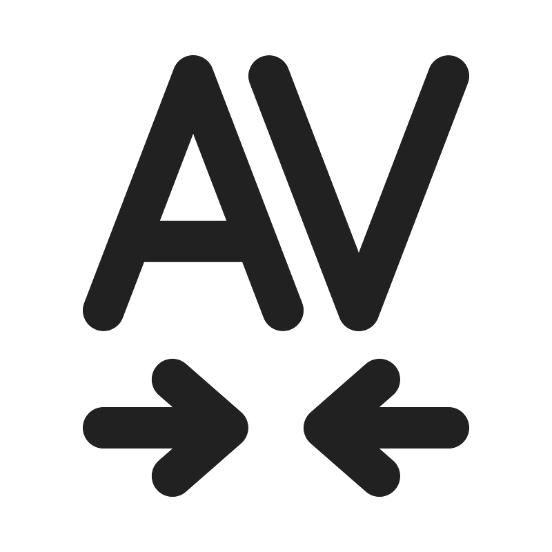 Ic fluent font space tracking in 20 filled icon. Free download transparent .PNG | Creazilla