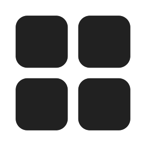 Ic fluent grid 28 filled icon. Free download transparent .PNG | Creazilla