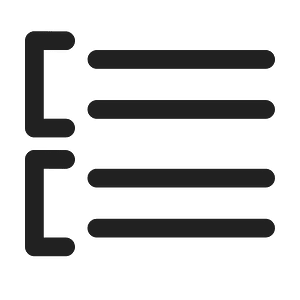 Ic fluent group list 24 regular - Free vector icons on creazilla.com