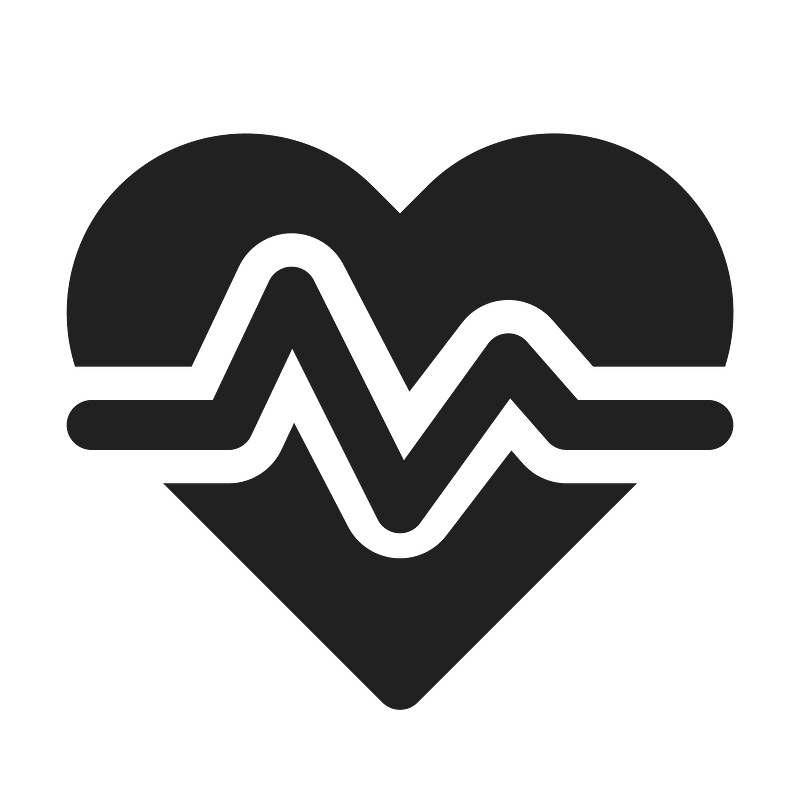Ic fluent heart pulse 24 filled icon. Free download transparent .PNG ...