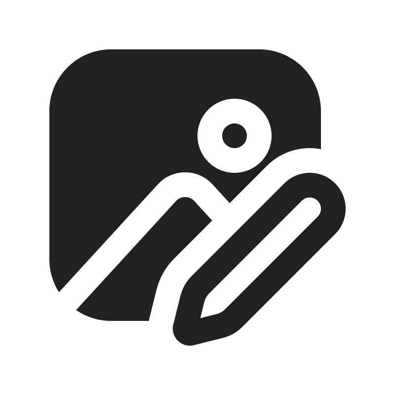 Ic fluent image edit 16 filled icon. Free download transparent .PNG ...