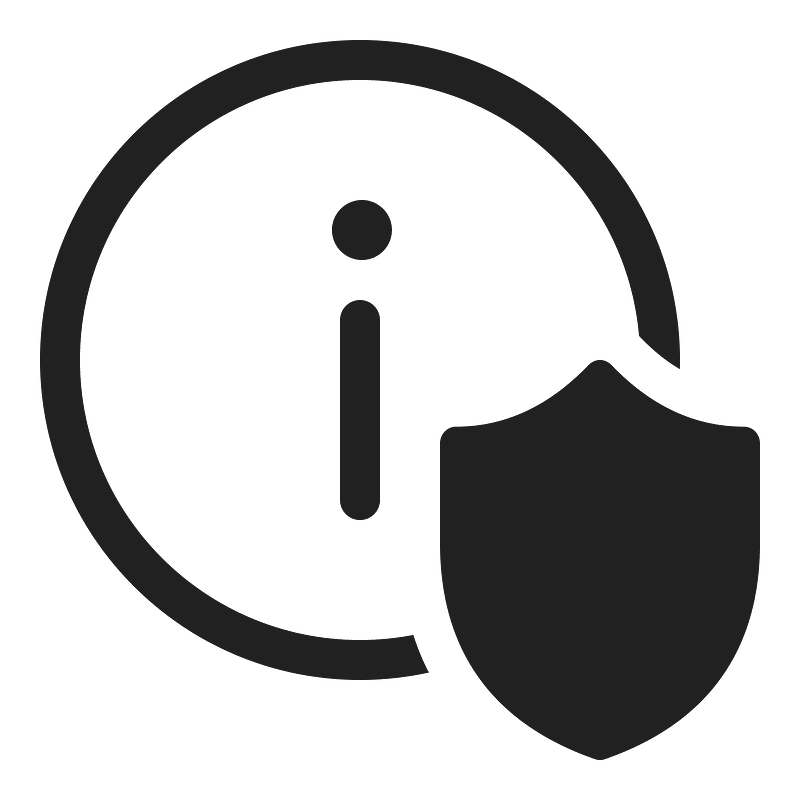 Ic fluent info shield 20 regular - Free vector icons on creazilla.com