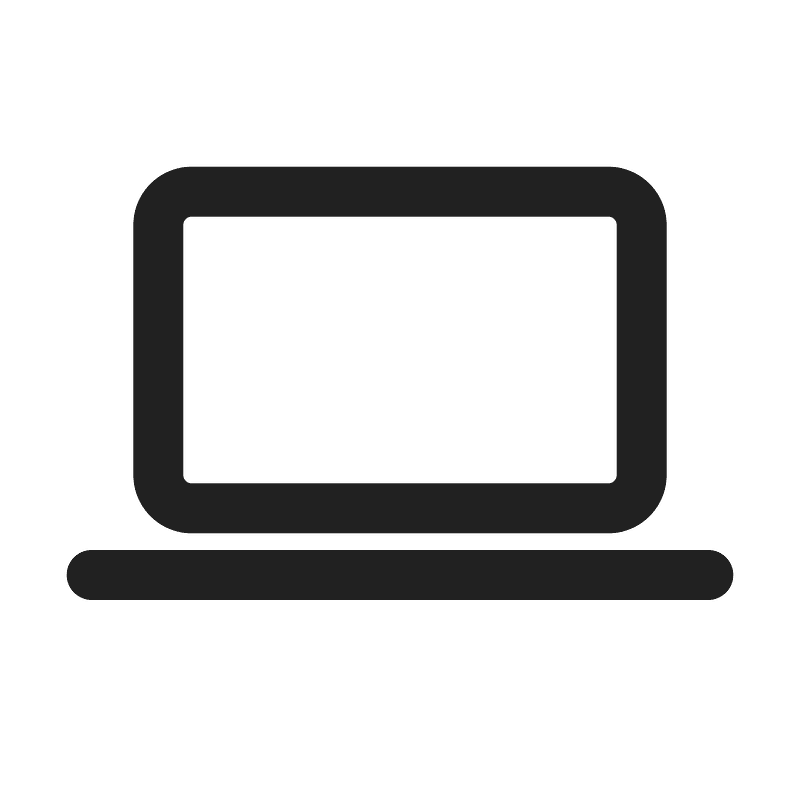 Ic fluent laptop 24 regular icon. Free download transparent .PNG ...