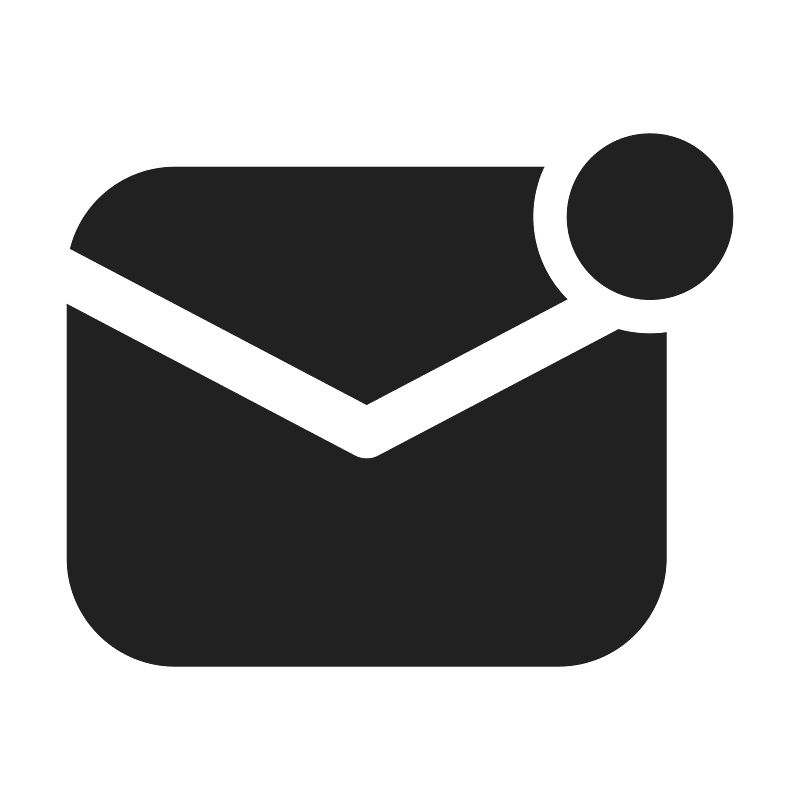 Ic fluent mail unread 24 filled icon. Free download transparent .PNG ...