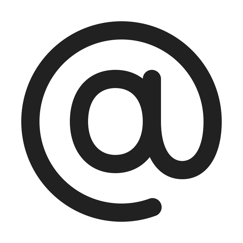 Ic fluent mention 20 filled - Free vector icons on creazilla.com