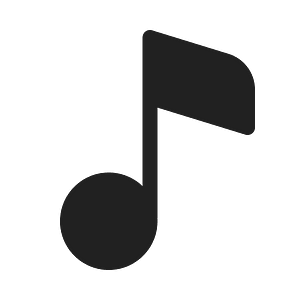 Ic fluent music note 1 20 regular icon. Free download transparent .PNG ...