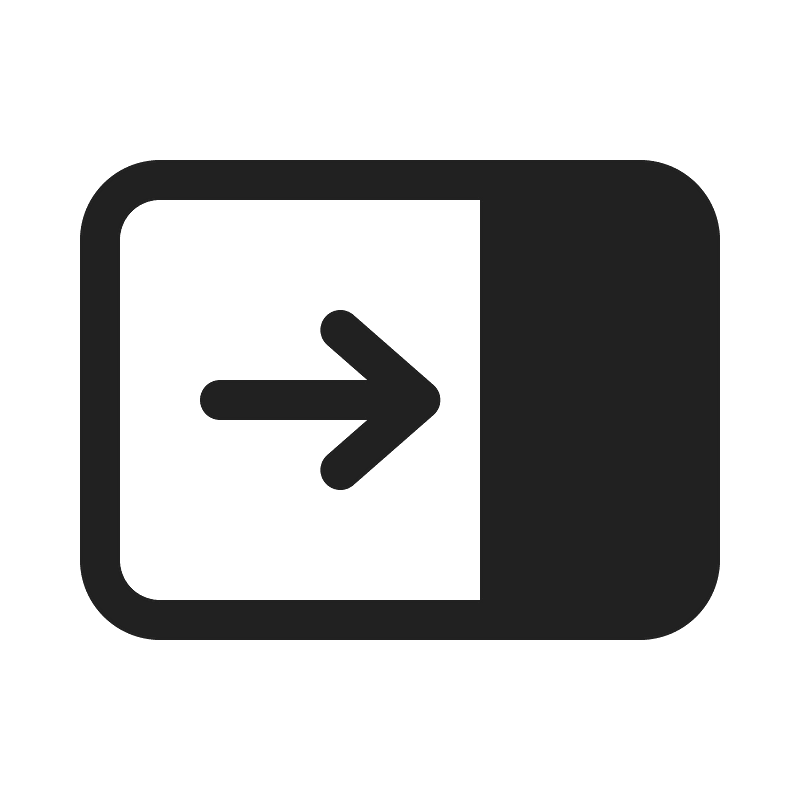 Ic fluent pane close 20 filled icon. Free download transparent .PNG ...