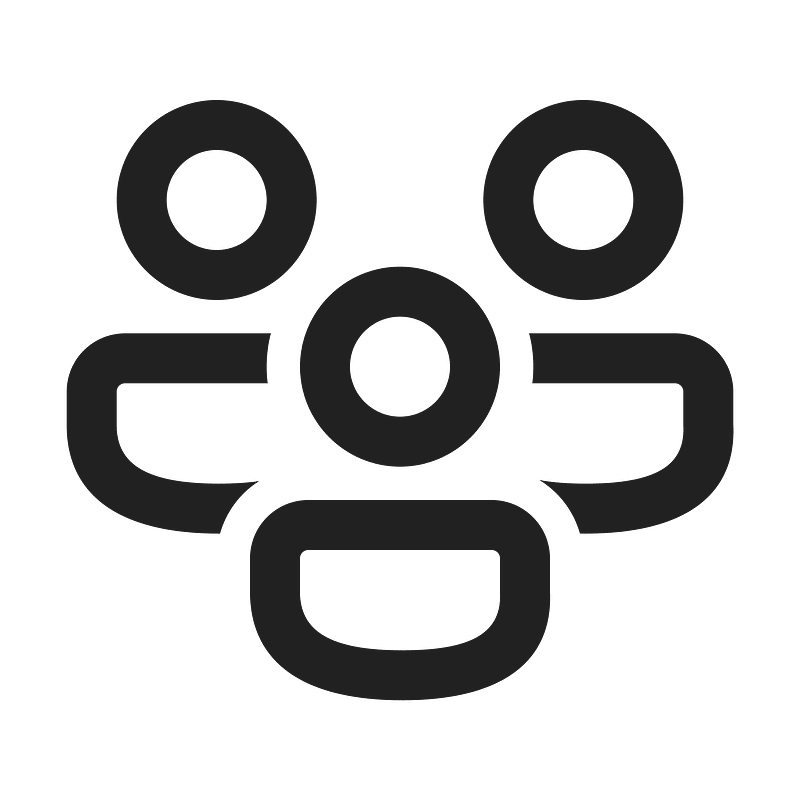 Ic fluent people community 24 regular - Free vector icons on creazilla.com