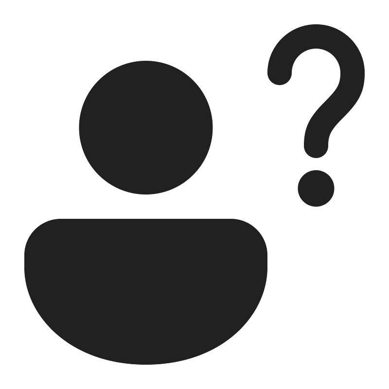 Ic fluent person question mark 16 filled icon. Free download ...