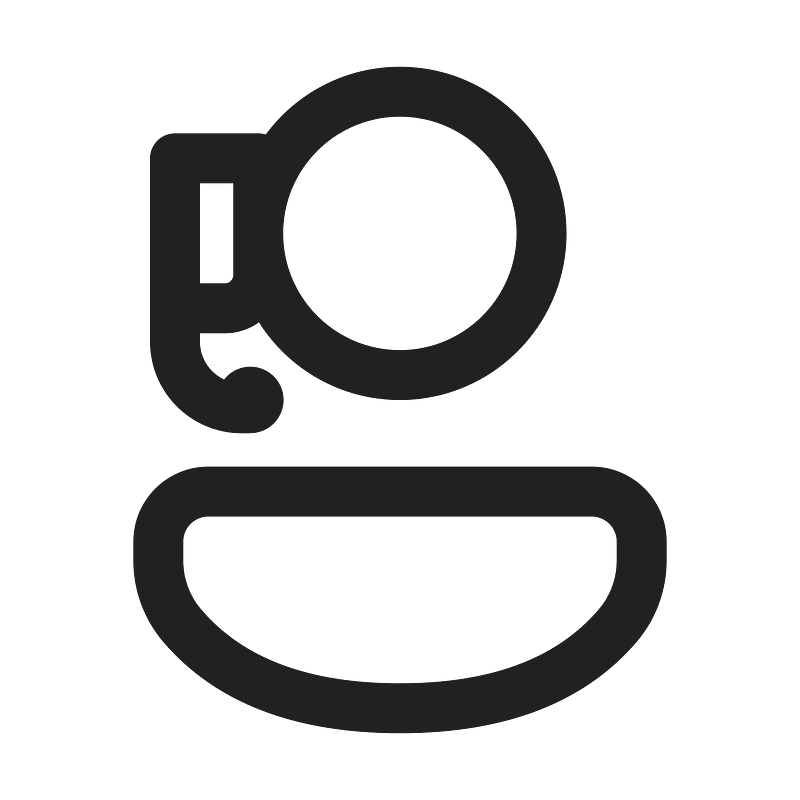 Ic fluent person support 24 regular - Free vector icons on creazilla.com