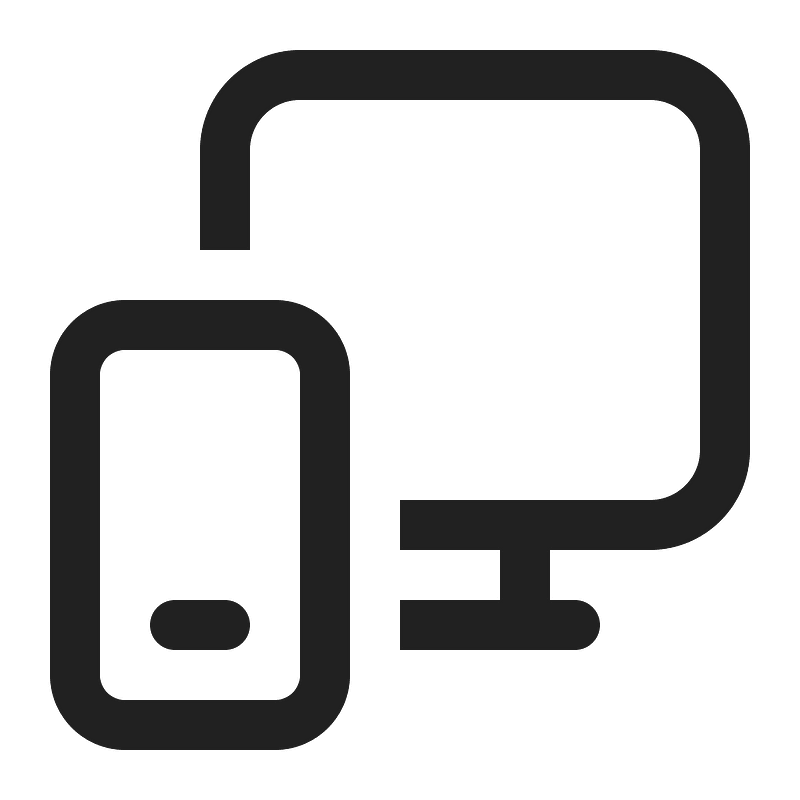 Ic fluent phone desktop 16 regular - Free vector icons on creazilla.com