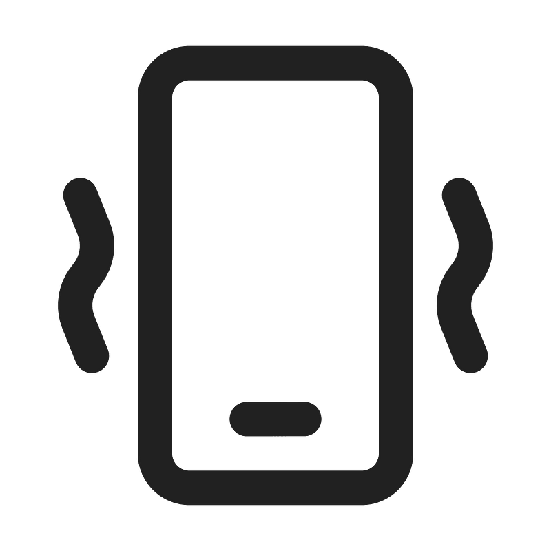 Ic fluent phone vibrate 24 regular icon. Free download transparent .PNG ...