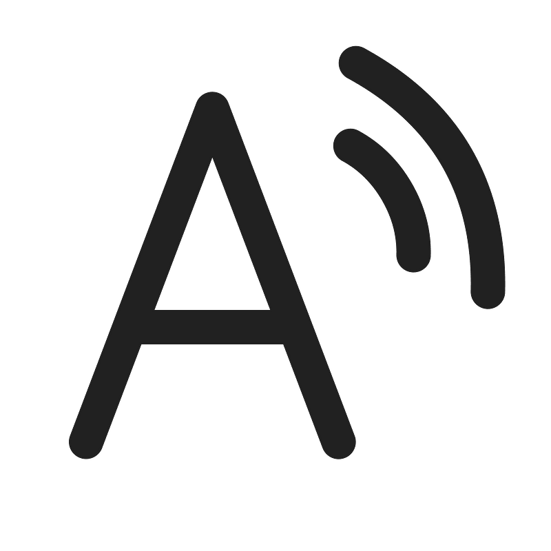 Ic fluent read aloud 24 regular icon. Free download transparent .PNG ...