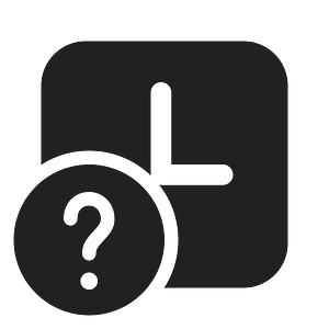 Ic fluent shifts question mark 24 filled - Free vector icons on ...