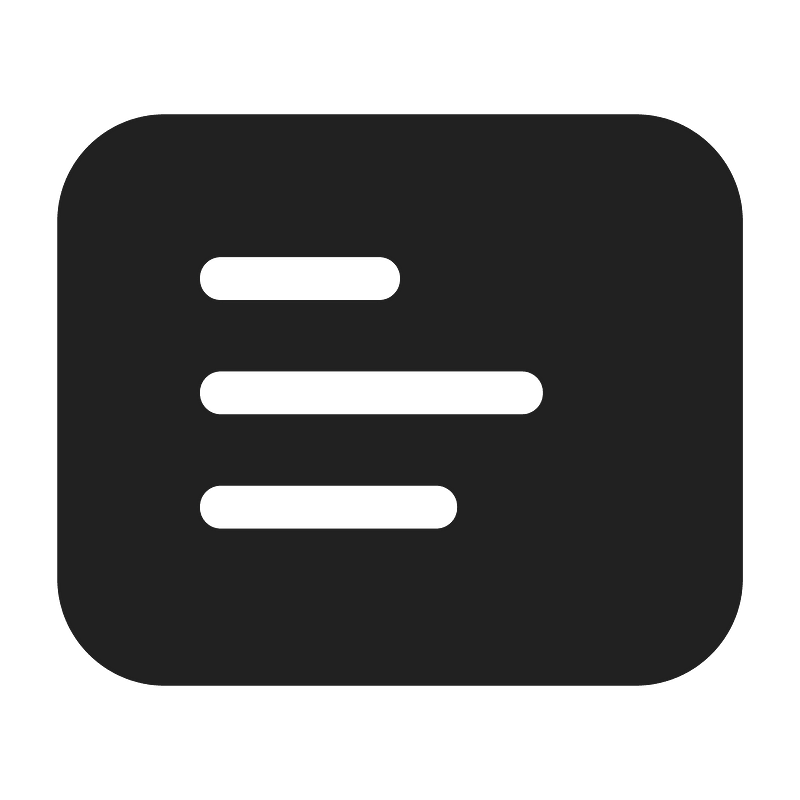 Ic fluent slide text 28 filled - Free vector icons on creazilla.com