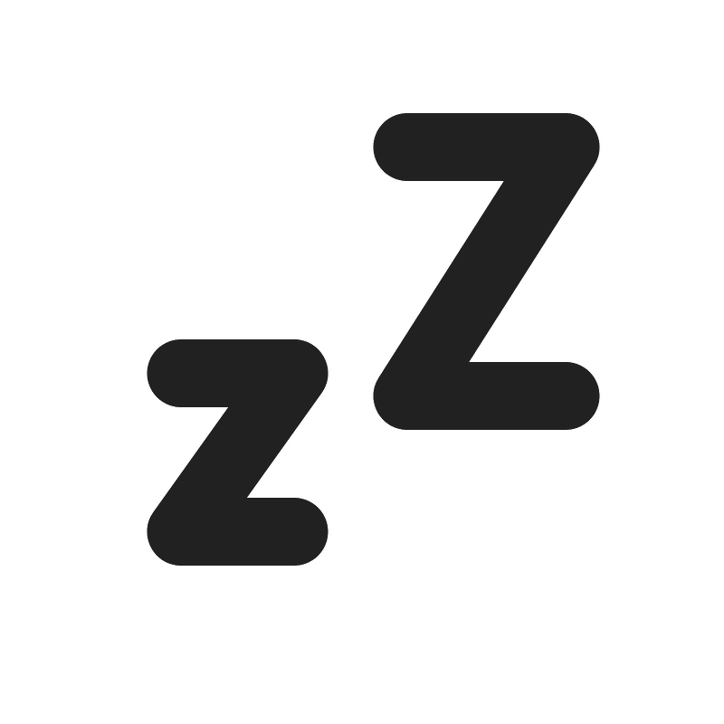 Ic fluent snooze 16 filled icon. Free download transparent .PNG | Creazilla