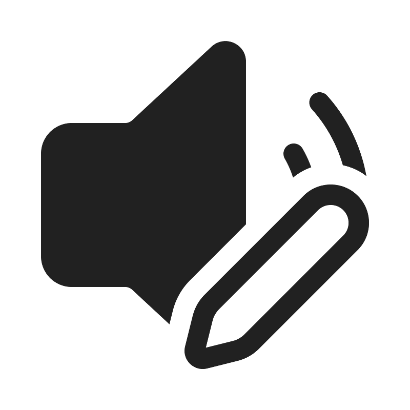 Ic fluent speaker edit 20 filled icon. Free download transparent .PNG ...