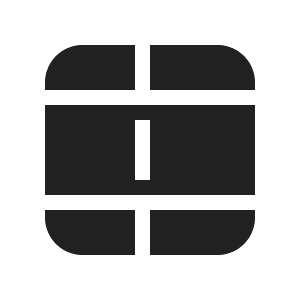 Table--split icon. Free download transparent .PNG | Creazilla