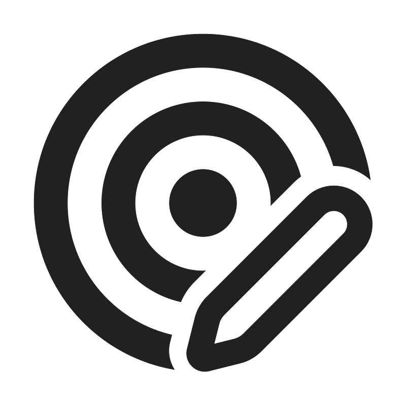 Ic fluent target edit 24 filled icon. Free download transparent .PNG | Creazilla