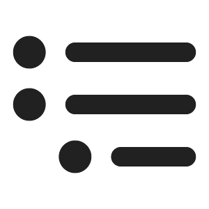 Bullet icon. Free download transparent .PNG | Creazilla