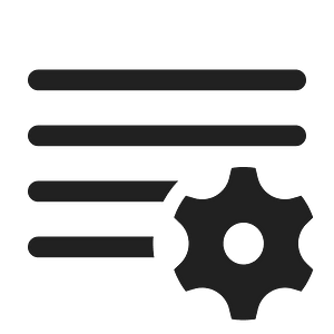 Ic fluent text grammar settings 20 regular icon. Free download transparent .PNG | Creazilla