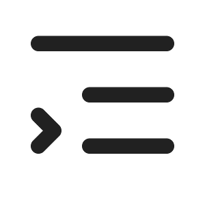 Ic fluent text hanging 24 filled icon. Free download transparent .PNG ...