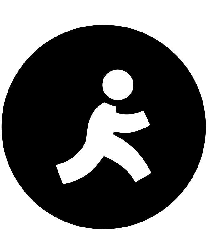 Circle aol icon. Free download transparent .PNG | Creazilla