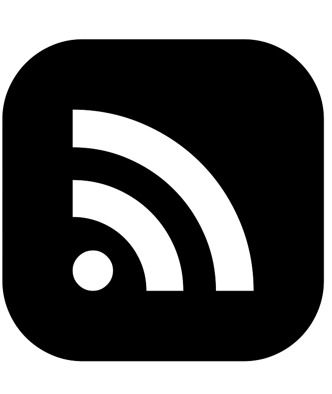 Round rss - Free vector icons on creazilla.com