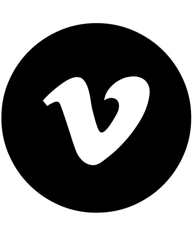 Circle vimeo - Free vector icons on creazilla.com