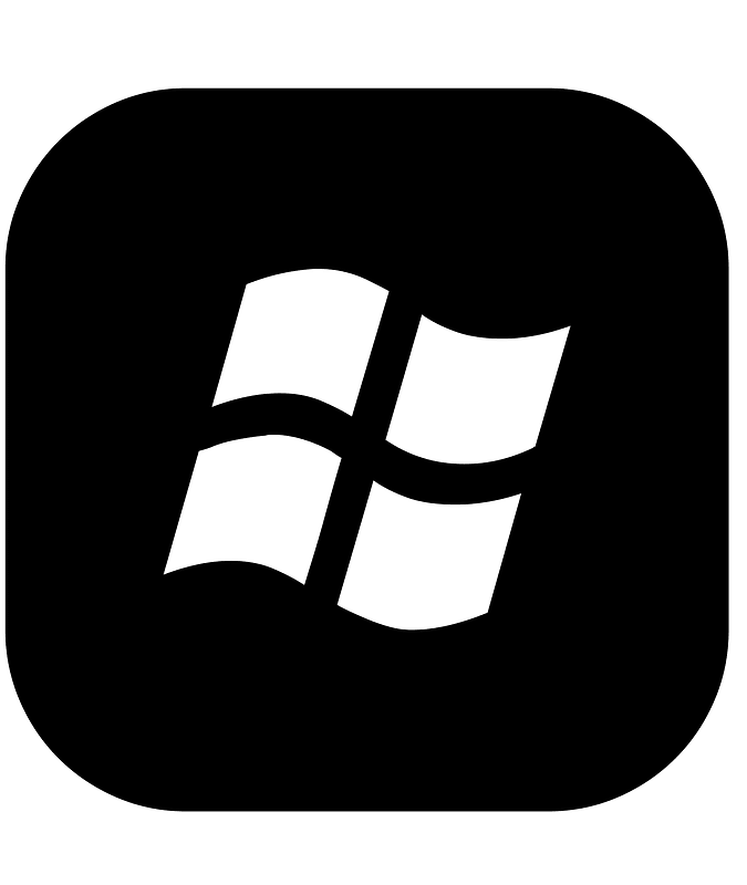 Rounded windows - Free vector icons on creazilla.com