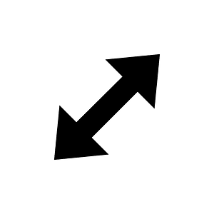 Resize outline icon. Free download transparent .PNG | Creazilla